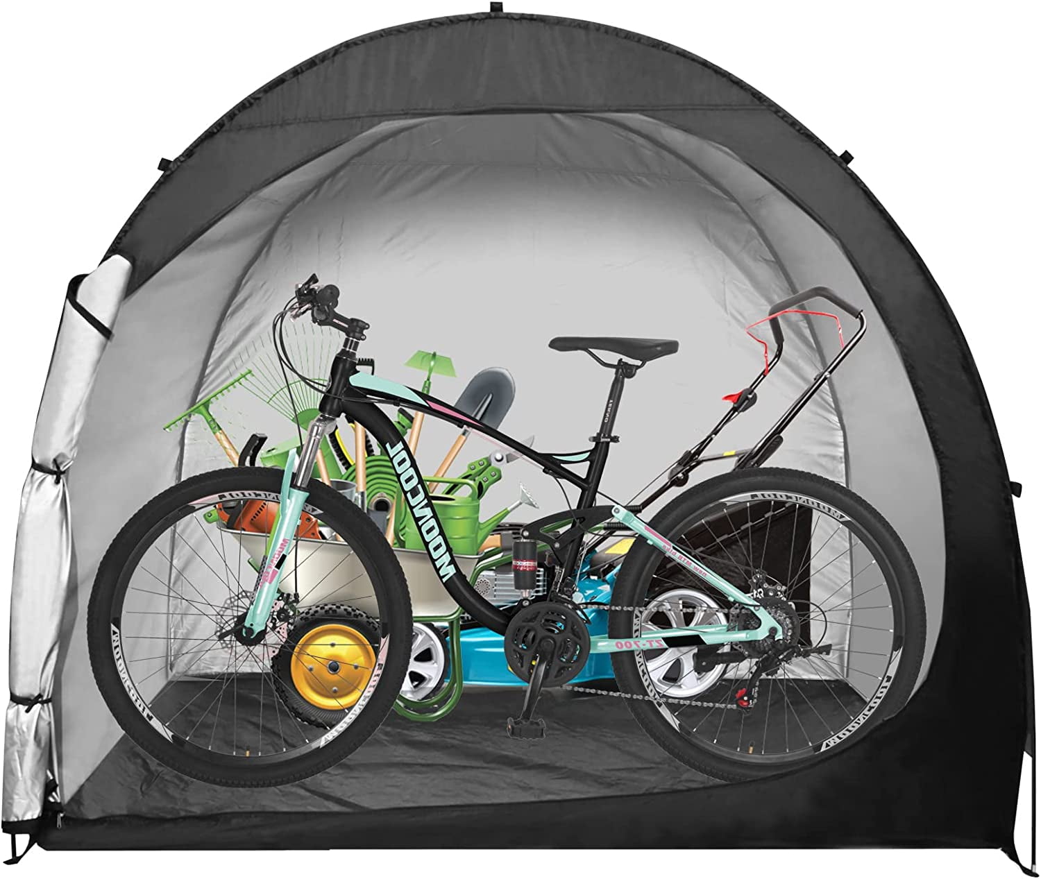 Buy SLSY Extra Large Bike Cover Storage Tent for 4 Bikes, Waterproof Heavy Duty Bike Storage ...