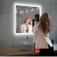 Blossom Kitchen and Bath Smart Bathroom LED Mirror with Antifog, Dimmer ...