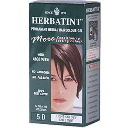 Herbatint 5D Light Golden Chestnut Permanent Herbal Hair Color Gel 4.5 ...