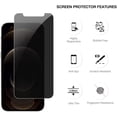 For Apple iPhone 12 Mini (5.4") Privacy Tempered Glass Screen Protector ...