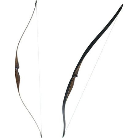 Sparrow 54" Traditional Long Bow 20 25 LBs Draw Weight One-Piece ...