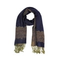 Pashmina Reversible Women's Pashmina Border Pattern Double Layered ...