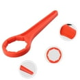 Ana Drum Cap Spanner Opener for 20L-30L Plastic Buckets, Chemical Drum Cap Opener Tool, Red ...
