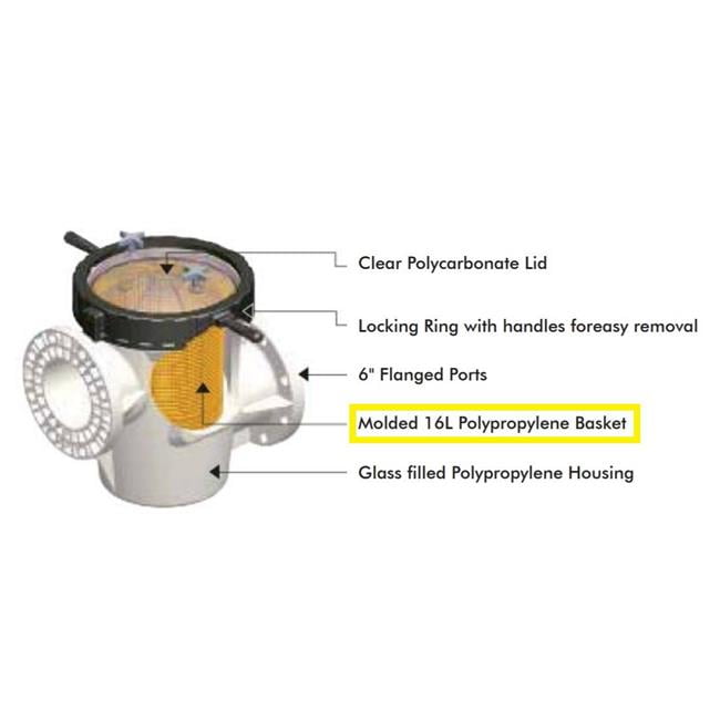 Waterco 63450520 Hydrostar Plus Strainer Basket - Walmart.com
