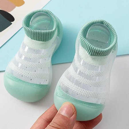 Surrme Breathable Baby Shoes Transparent Stripes Baby Toddler Walk ...