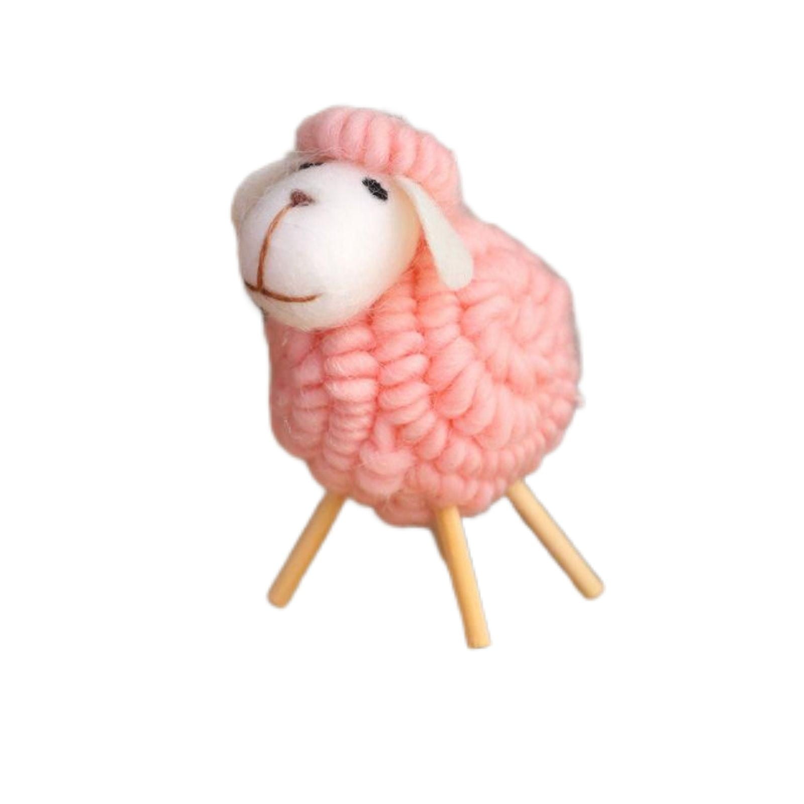 Click here for Matoen12 Christmas Wool Felt Lamb Plush Sheep Figu... prices
