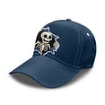 Chririnla 2026 Trendy Trucker Hat with Funny Skeleton Jeans Print ...