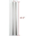 CocoStraw, 4 LONG Stainless Steel Straws, fits 30 oz Yeti Rambler ...