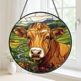Farm Animal Cow Stained Glass Suncatcher – Window Decor Art - Walmart.com
