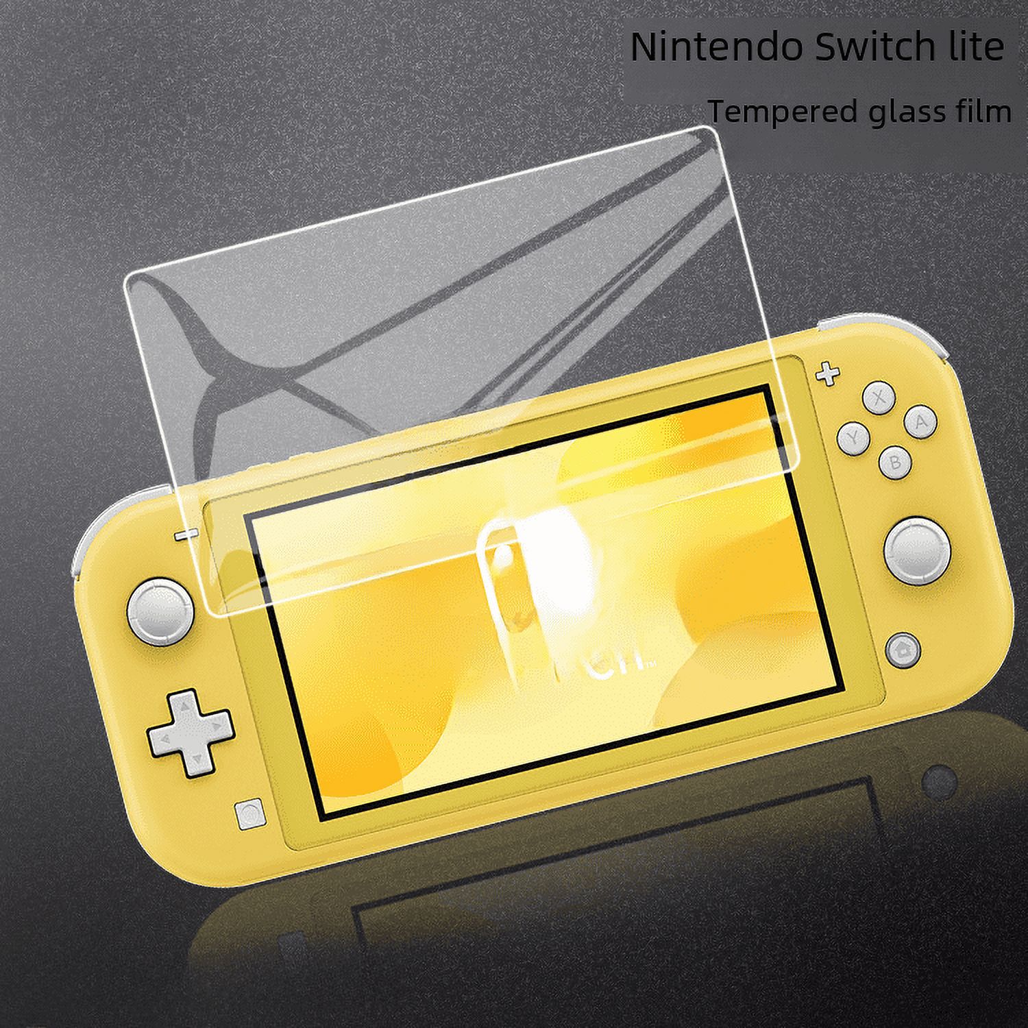 Película de vidrio templado para Switch Lite Película de vidrio templado para máquina de juegos ...