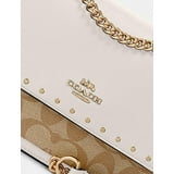 Coach 90400 Klare Crossbody In Signature Canvas With Rivets Light Khaki ...