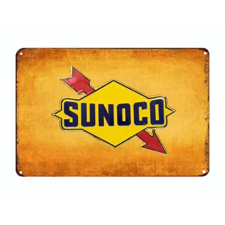 Sunoco Auto Car Shop metal tin sign vintage style reproduction 12 x 8 ...
