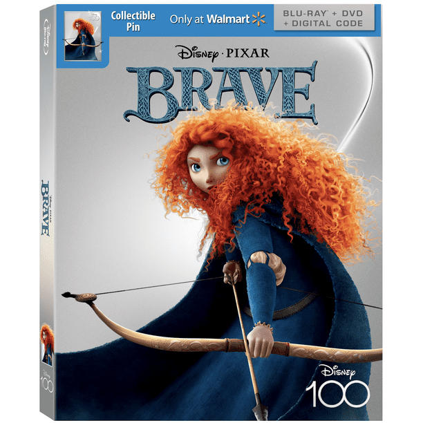 Brave - Disney100 Edition Walmart Exclusive (Blu-ray + DVD + Digital ...