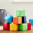 Play Day Foam Blocks Soft Faux Leather Multicolor 9 Pieces Toddler Toys ...