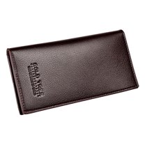 Men's Slim PU Leather Wallet, Large Capacity for Checks, Credit Cards ...