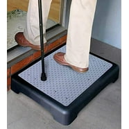 Wide Platform Bathroom Safety Step - Stackable Non-Slip Mobility Aid ...