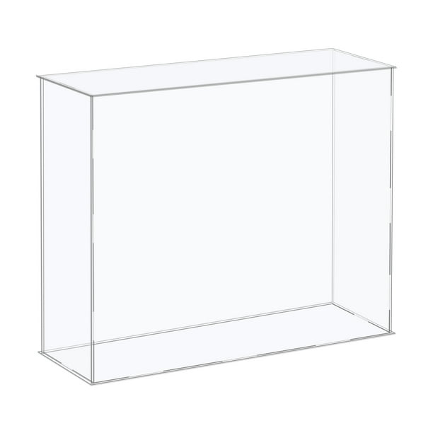 Acrylic Display Case Plastic Box Cube Storage Box Clear Assemble ...