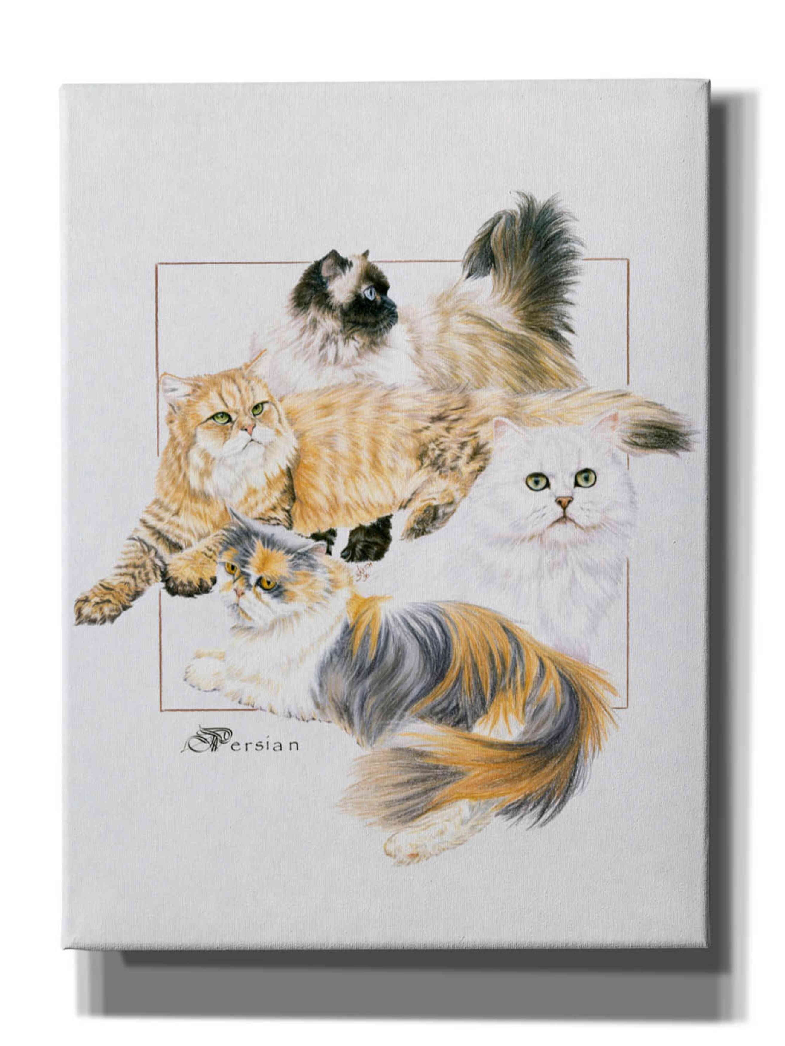 Epic Graffiti 'Persian' by Barbara Keith, Canvas Wall Art, 12"x16 ...