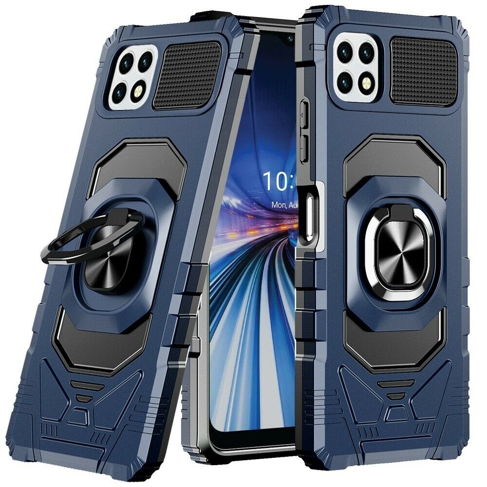 Kaleidio Case For Samsung Galaxy A22 5G, Boost Celero 5G [Robotic Hybrid] Rugged Shockproof ...