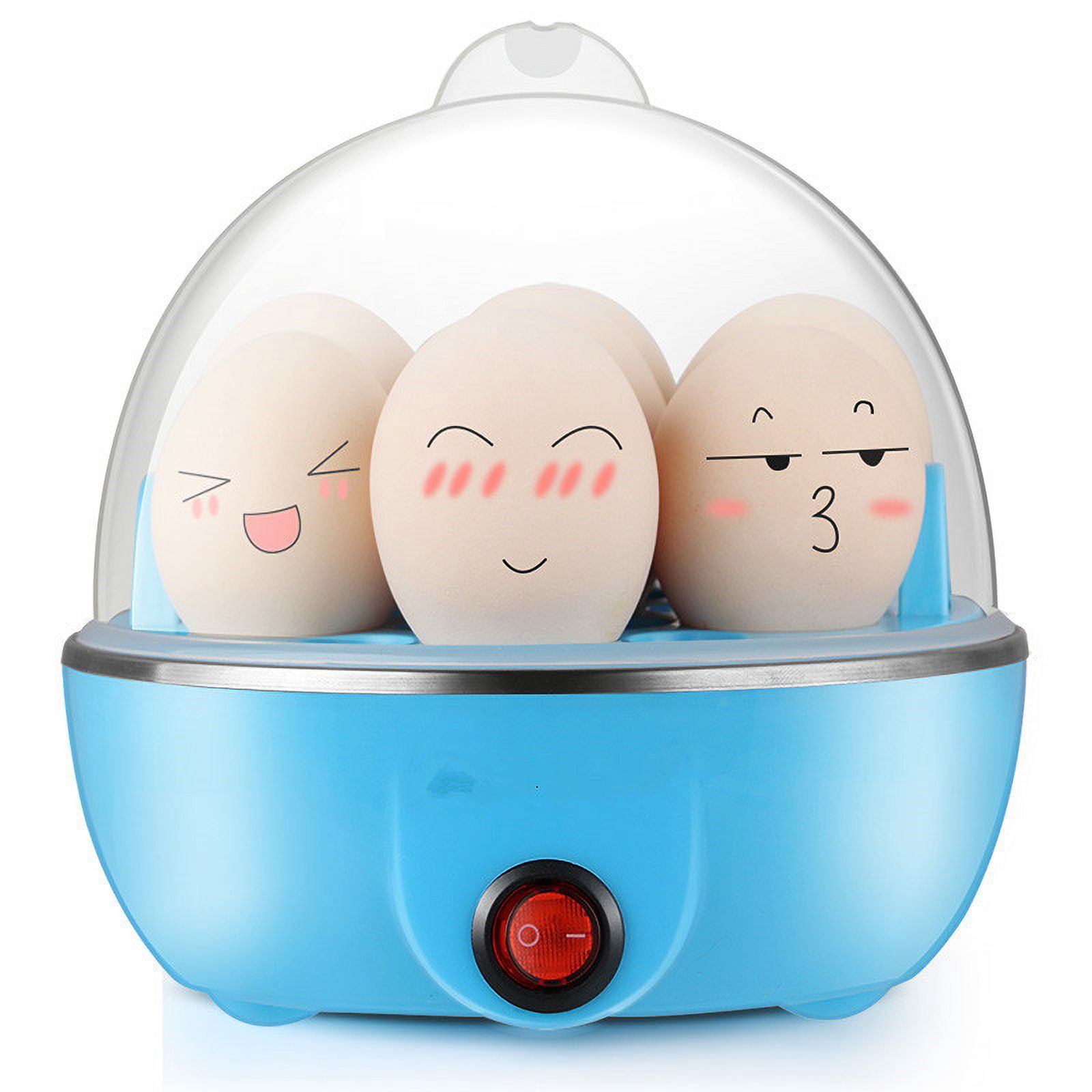 sartén de huevos: Olla eléctrica para huevos con capacidad para 6 ...