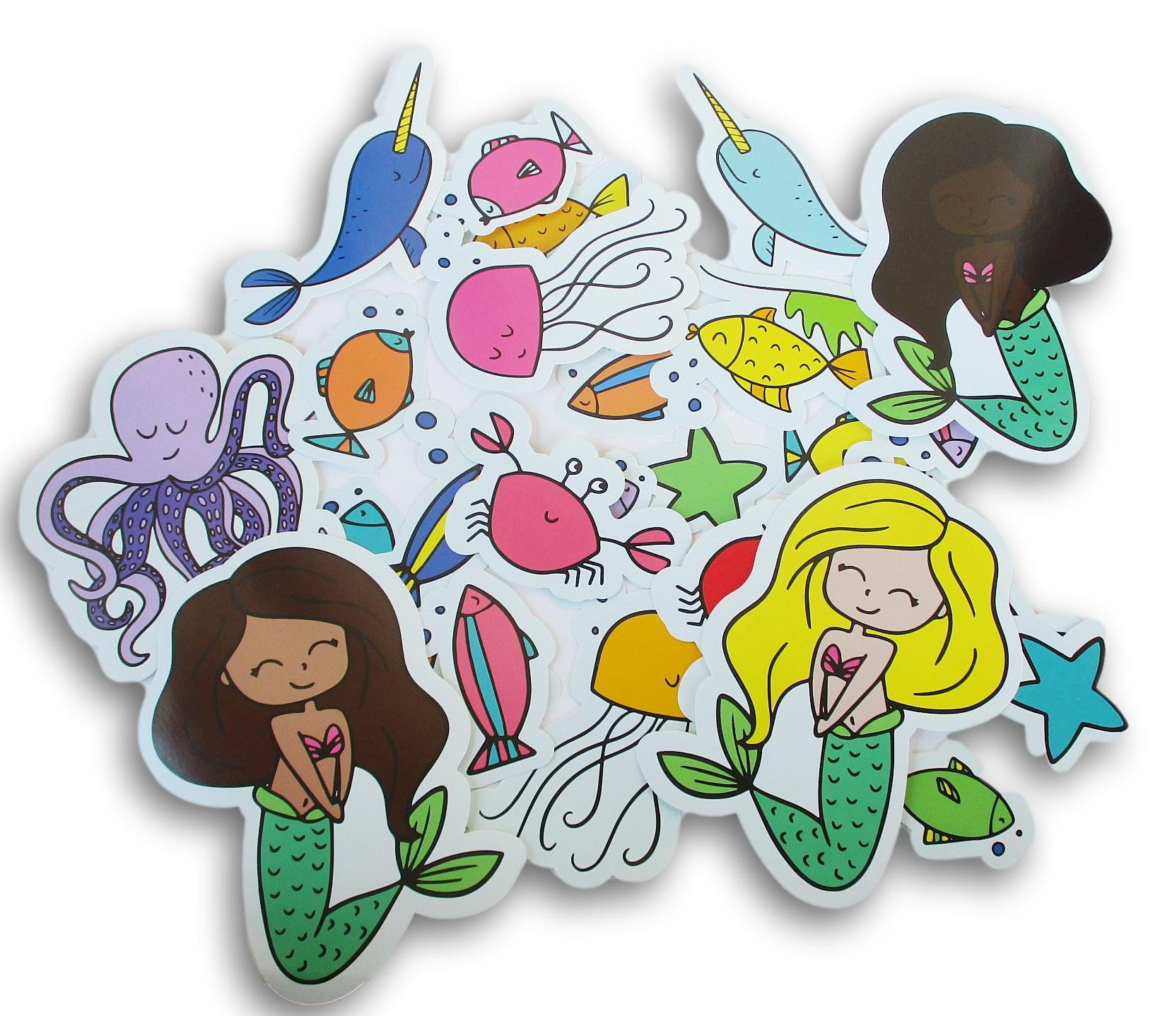 Under Water Cut-Outs, Mermaids & Fish, 30 Piece, Bulletin Board ...