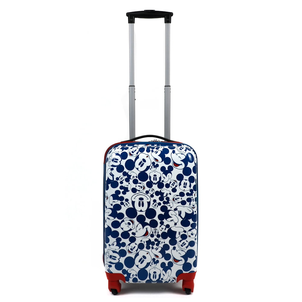 Disney Mickey Mouse 20 Inch Blue Rolling Luggage - Walmart.com