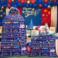 2 Pcs 80 x 60 in Jumbo Birthdays Gift Bags for Giant Present Extra ...