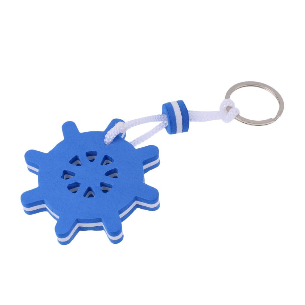 Buy 5x Various Shape Boating Floating Key Chain Key -Anchor,Rudder ...