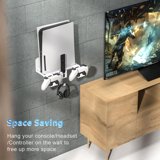 PlayStation 5 (PS5) Organizer: Wall Mount, Controller Holder, Headphone ...
