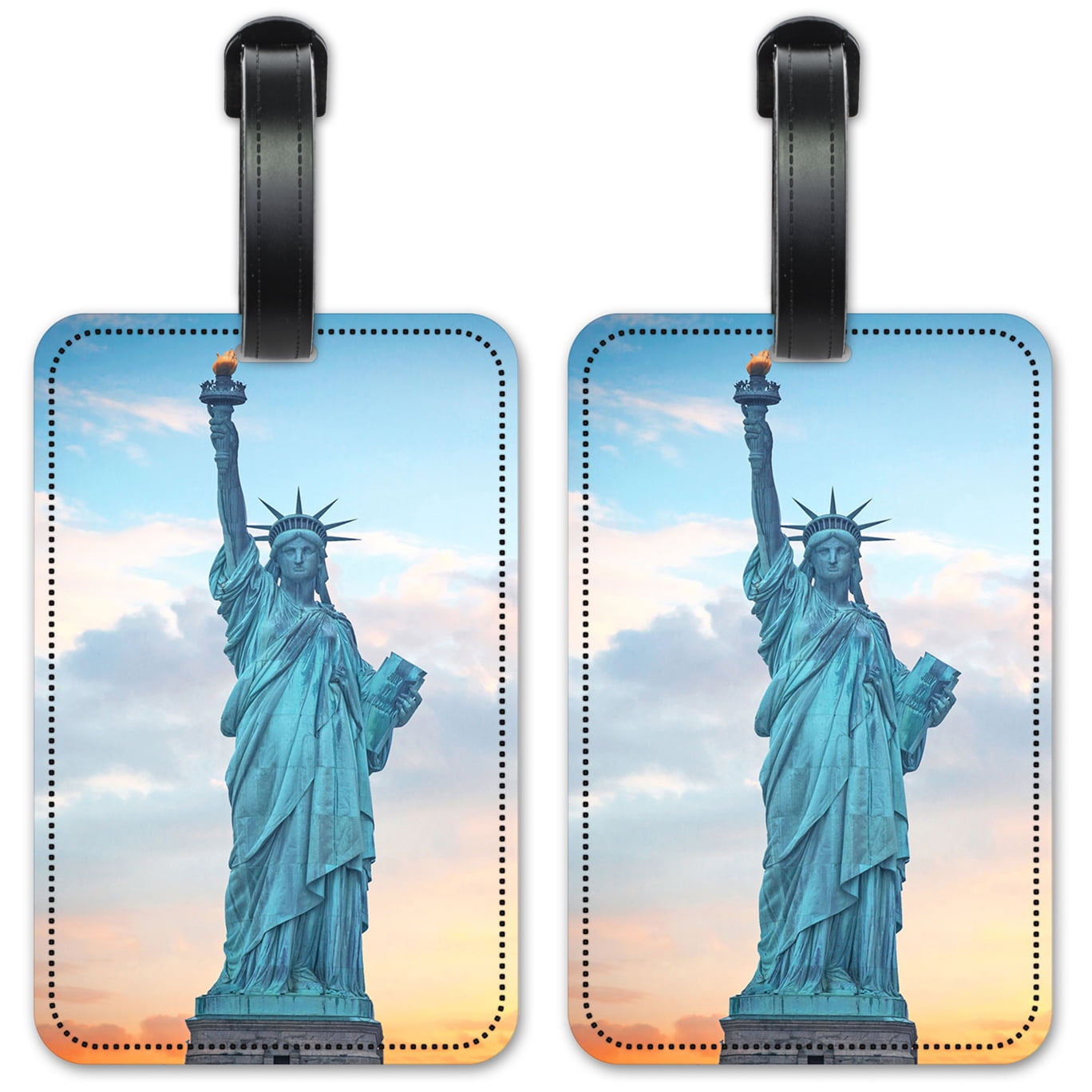 Statue Of Liberty - Luggage ID Tags / Suitcase Identification Cards ...