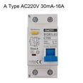 MCB RCCB RCD Type A/AC RCBO DPNL Residual Current Circuit Breaker ...