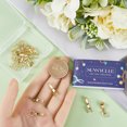 16Pcs 2 Styles Eco-Friendly Brass Watch Band Clasps Long-Lasting Plated ...