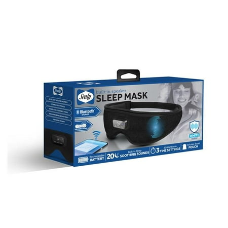 Sealy SL-HW-SN-110-BK-BYT Sealy Sleep Headband with Bluetooth Earphones ...