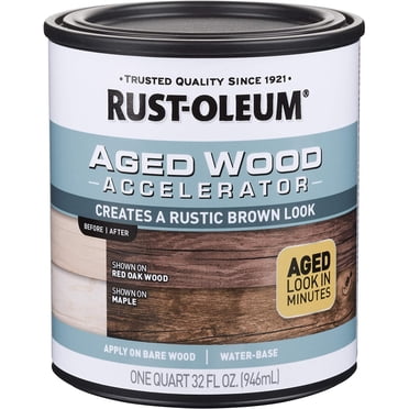 Rust-Oleum Weathered Wood Accelerator, Quart - Walmart.com