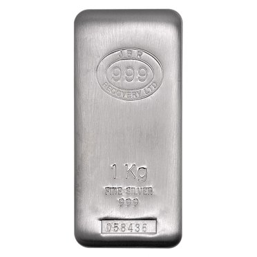 1 Kilo Generic Silver Bar .999 Fine, Secondary Market Condition ...