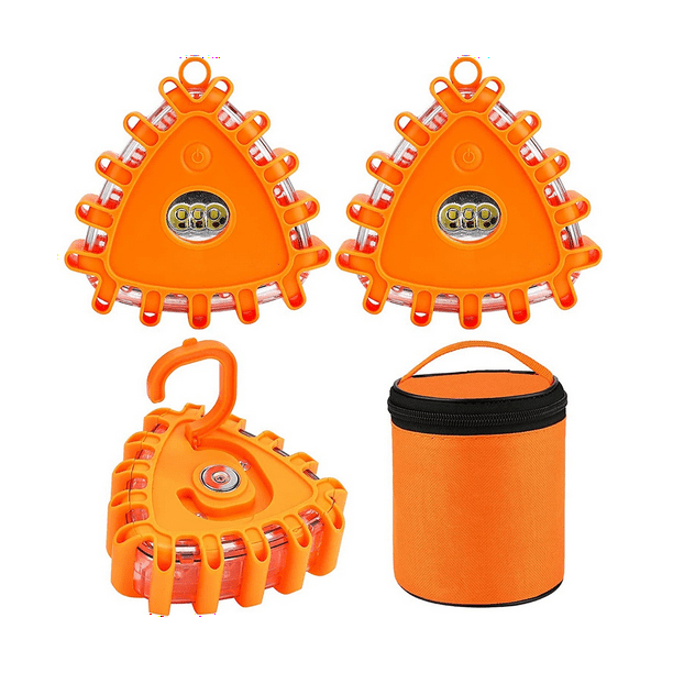 Winyuyby LED Road Flares Emergency Lights Roadside Warning Safety Disc ...