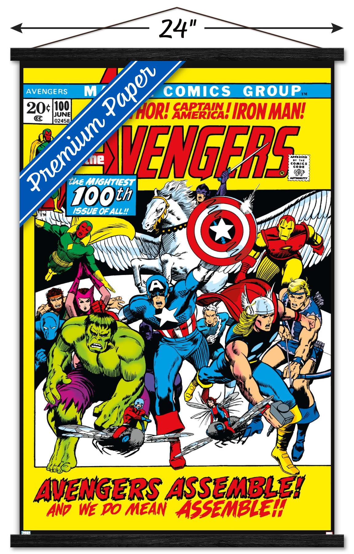 The Avengers Comic Poster