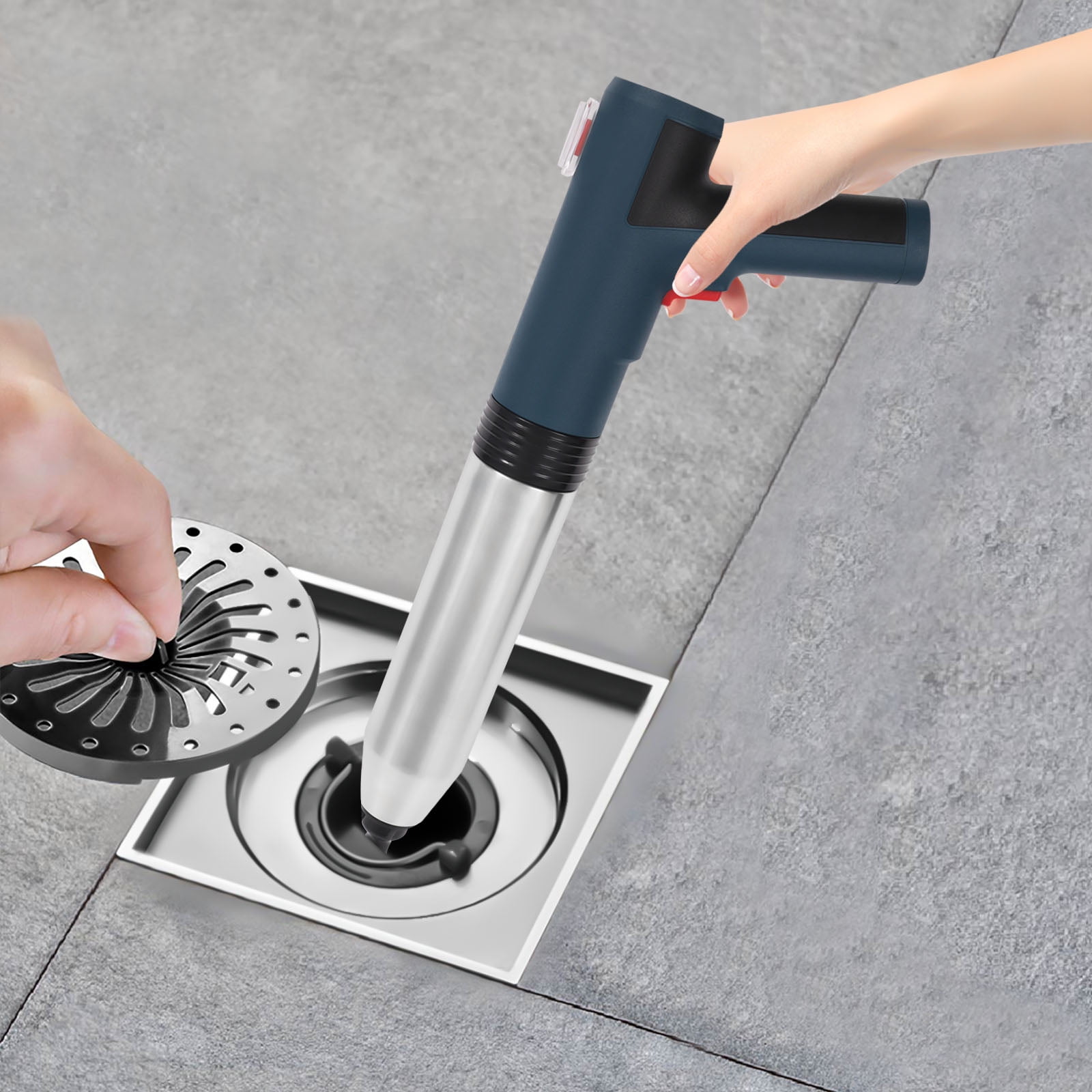 TOOL1SHOoo 110V Powerful Electric Pneumatic Dredge Equipment Toilet ...