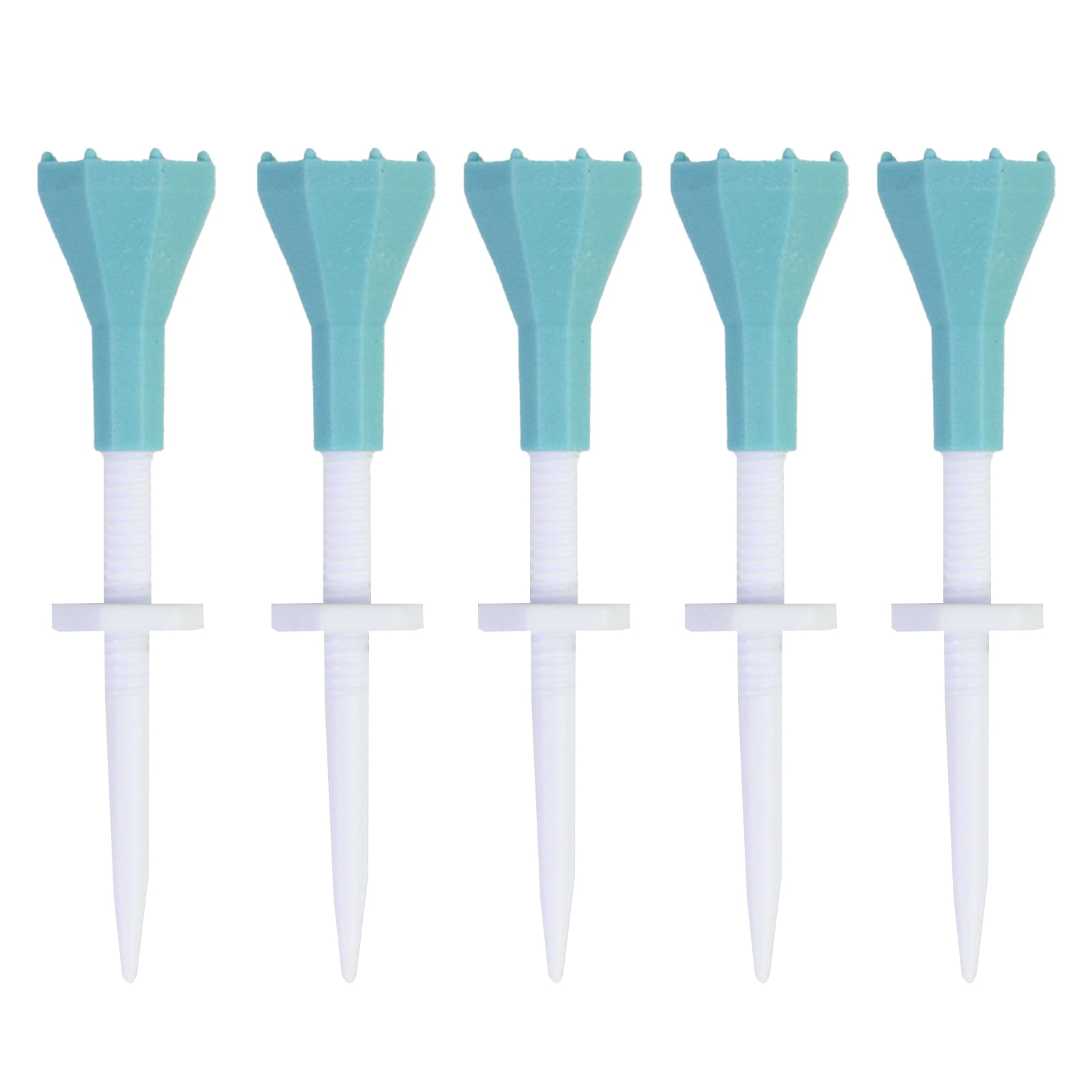 Hobeauty Plastic Golf Tees Adjustable Golf Tees Height Adjustable Lightweight Unbreakable Low ...