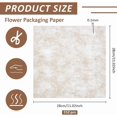 144 Sheets Flower Packaging Paper Translucent Milk Cotton Lining Paper ...