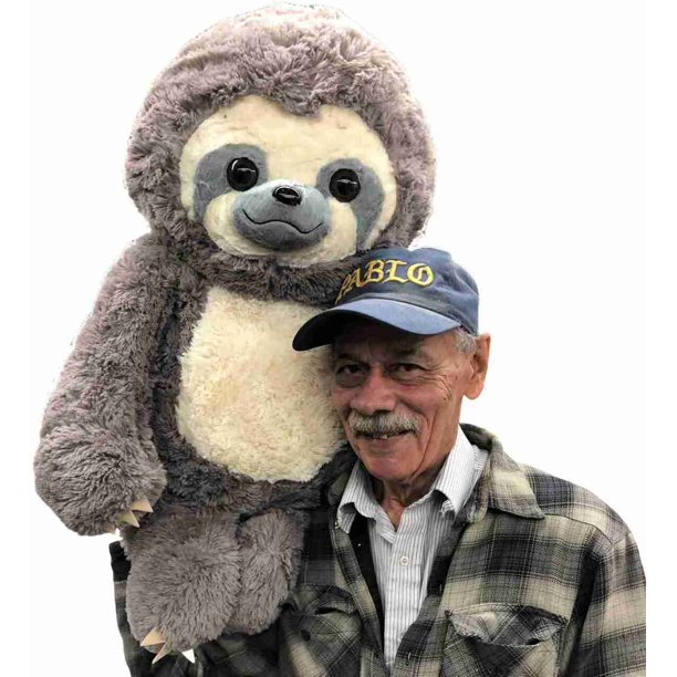 Big Plush® Stuffed Sloth 30 inches Tall Soft 77 cm Big Plush Jumbo ...