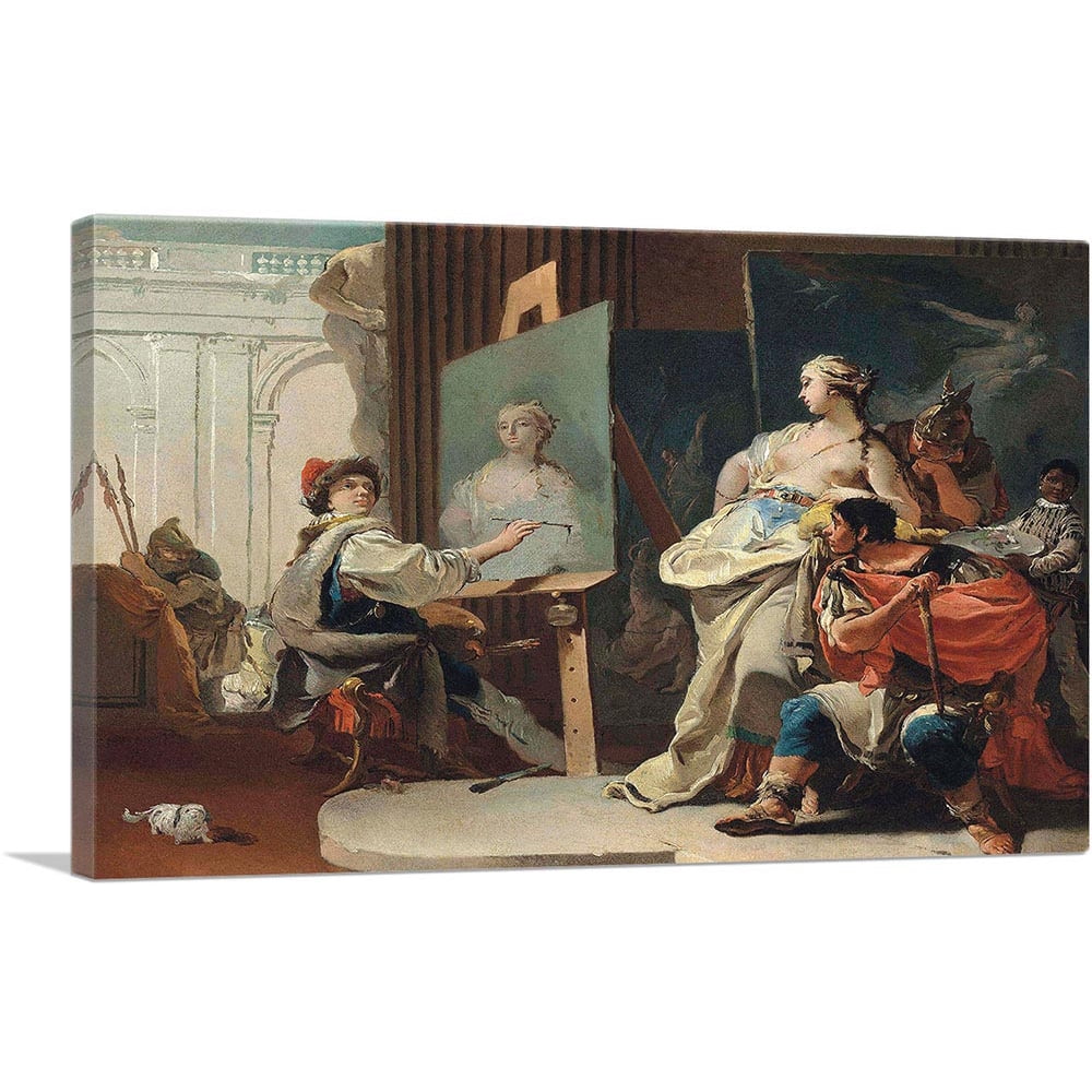 ARTCANVAS Alexander And Campaspe In The Studio Of Apelles Canvas Art ...