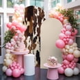 5FT Arch Backdrop Covers, Cow Patterned Wedding Arch Cover Stretchy ...
