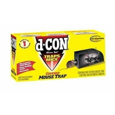 d-CON Reusable Ultra Set Covered Mouse Snap Trap, Pack of 3 - Walmart.com