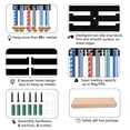 1 Set Wood Medal Hanger Holder 2 Line Display Wall Rack with Screws ...
