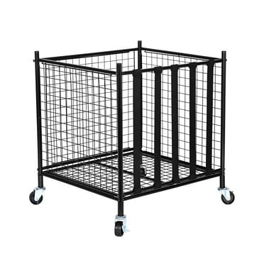 Champro Sports Rolling Prism Basketball Storage Rack/Cart, 15 Ball ...