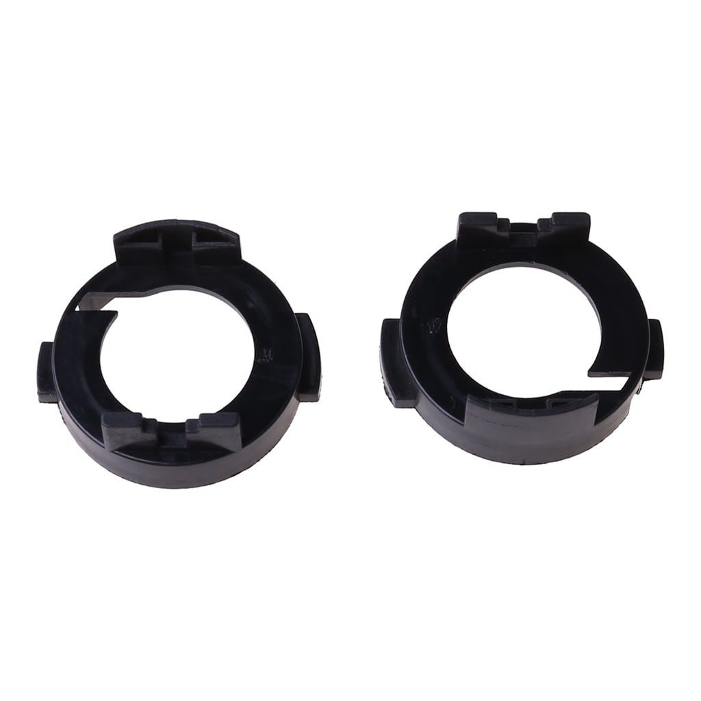 2x H7 LED Headlight Adapter Holder Retainer Socket LED Bulb Base For ...
