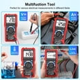 Multimeter Digital Smart Voltmeter AC DC Current Voltage Multi Tester ...