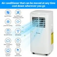 Zimtown WiFi Enabled 6000BTU (9000BTU ASHRAE) 3-in-1 Portable Air ...
