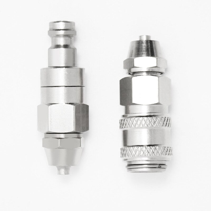 BSP 1/8 mini type single handed and semiautomatic pneumatic quick ...